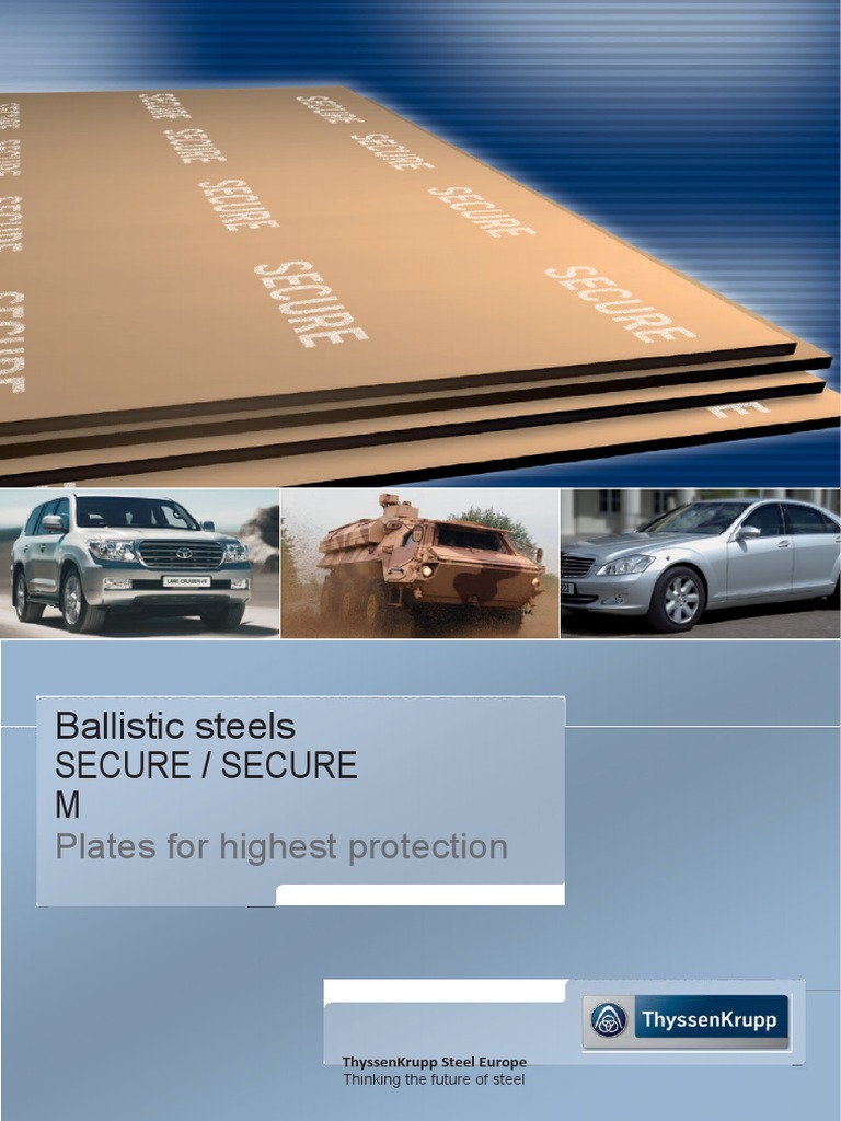 Ballistic Steels Secure / Secure M: Plates For Highest Protection | PDF ...