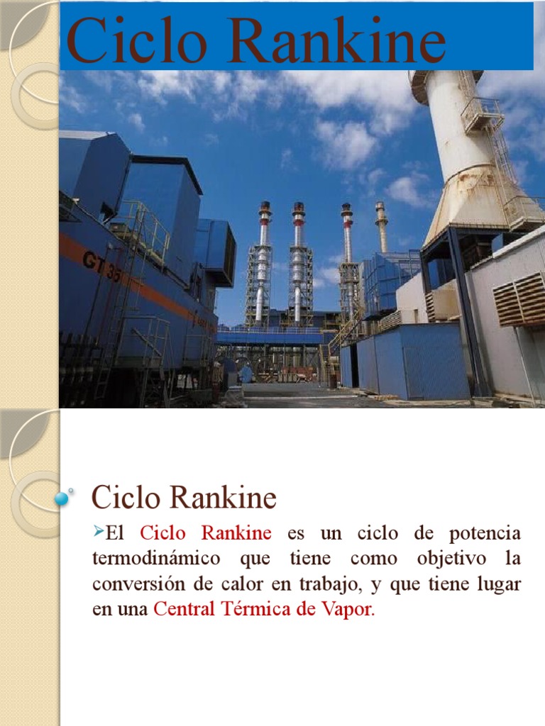 Ciclo Rankine y Brayton | PDF