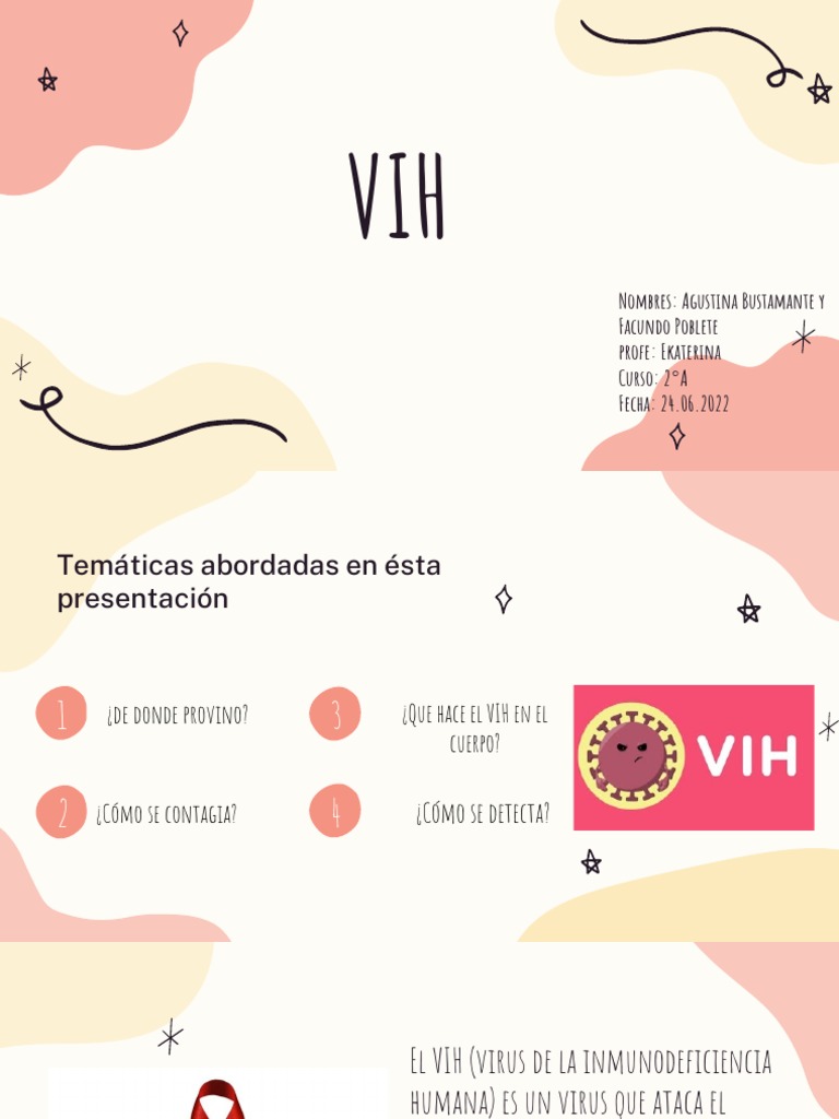 Presentación Vih 1-2 | PDF | VIH | VIH / SIDA