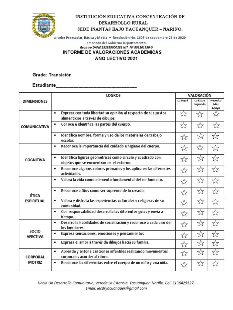 Boletin Preescolar 2021 | PDF | Educación de la primera infancia ...