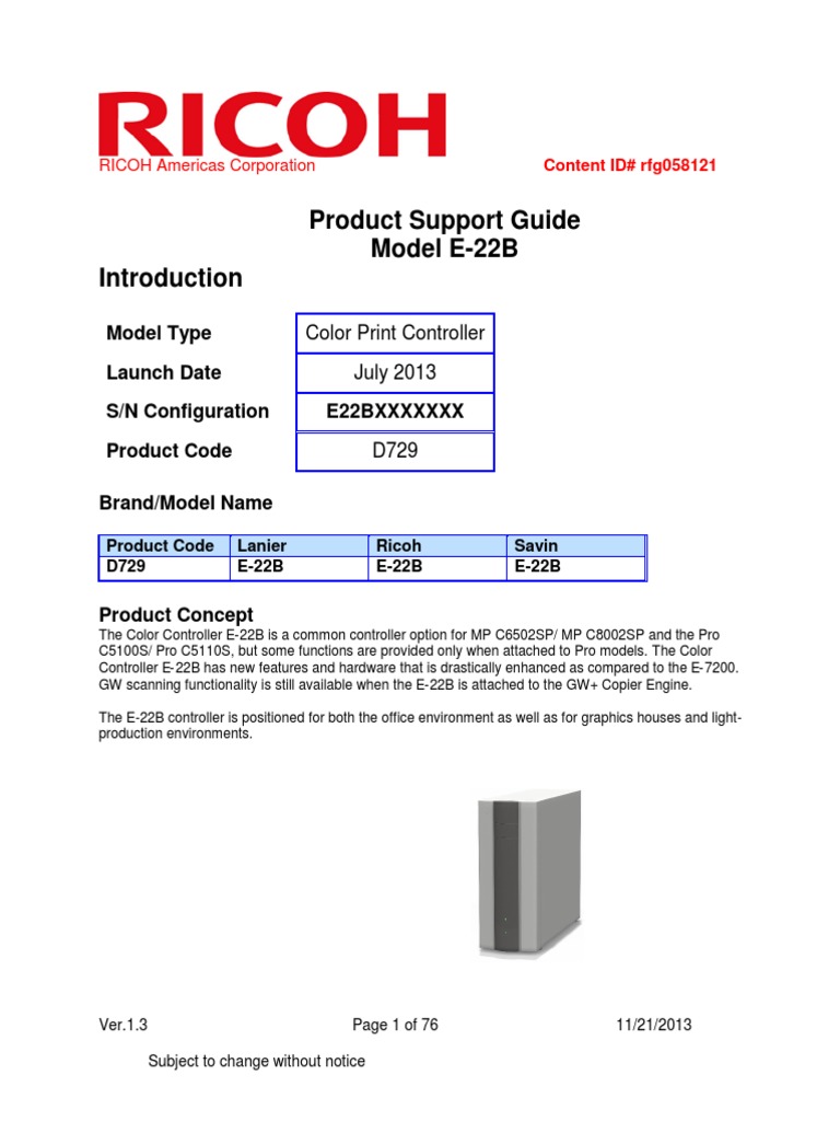 Product Support Guide FIERY PRO C5100S | PDF | Internet Protocols | Usb