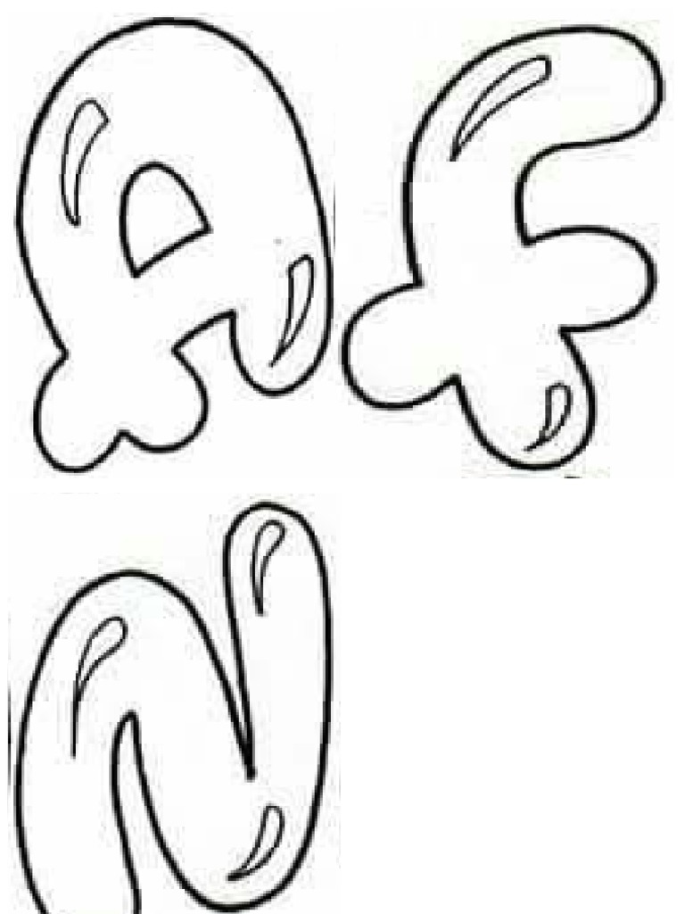 Moldes de Letras | PDF