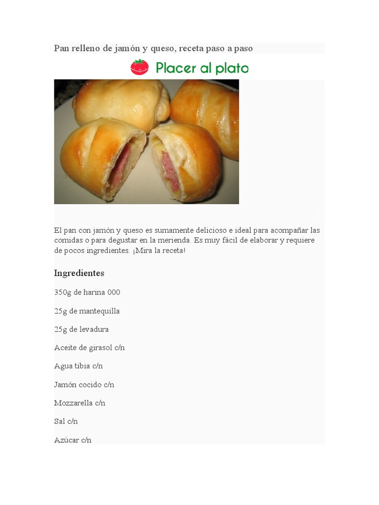 Pan Relleno | PDF