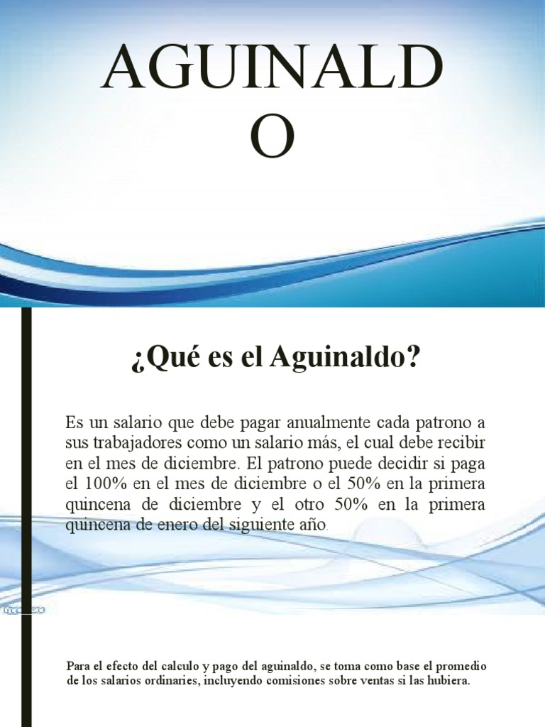 Aguinaldo | PDF