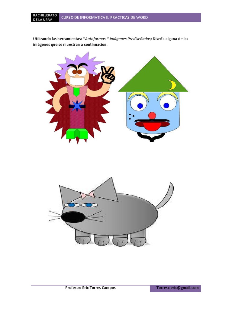 Practica IV.I. Jugando Con Autoformas | PDF | Informática