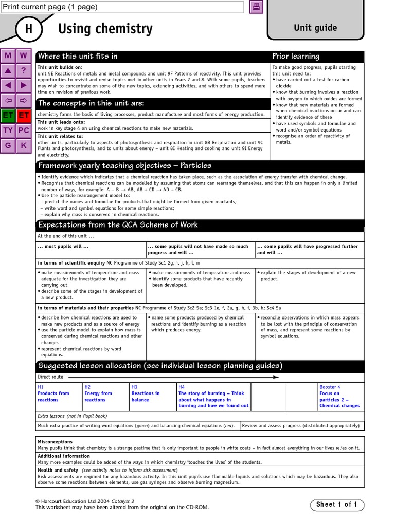 Dokumen - Tips H Using Chemistry Unit Guide 3unit HPDF H Using ...