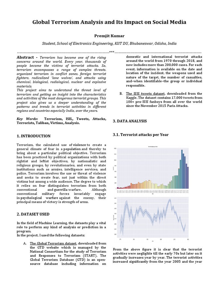 Global Terrorism Analysis | PDF | Violence | National Security