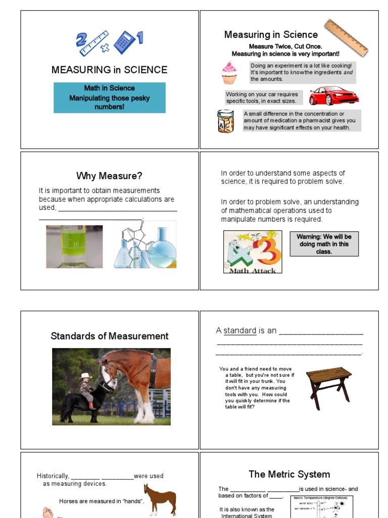 (Student) SI Units and Conversions | PDF | Measurement | Litre