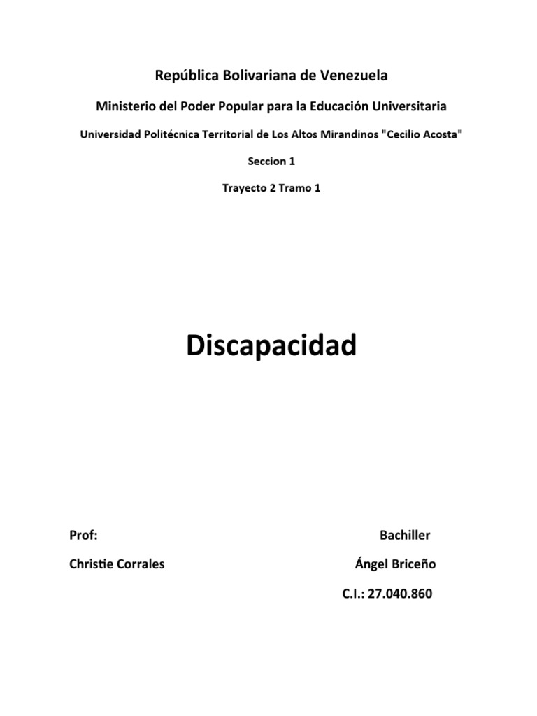 Discapacidad Visual | PDF | Discapacidad visual