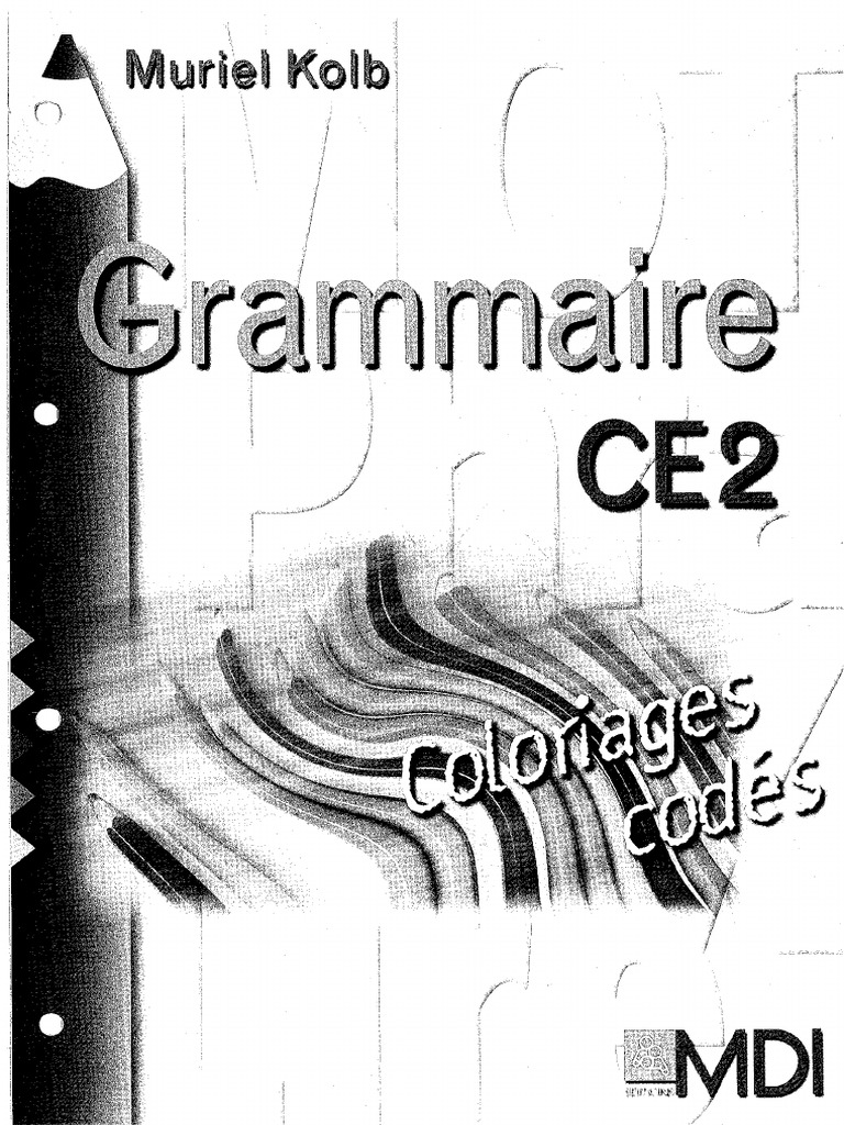 Coloriages Codés - Grammaire CE2 | PDF