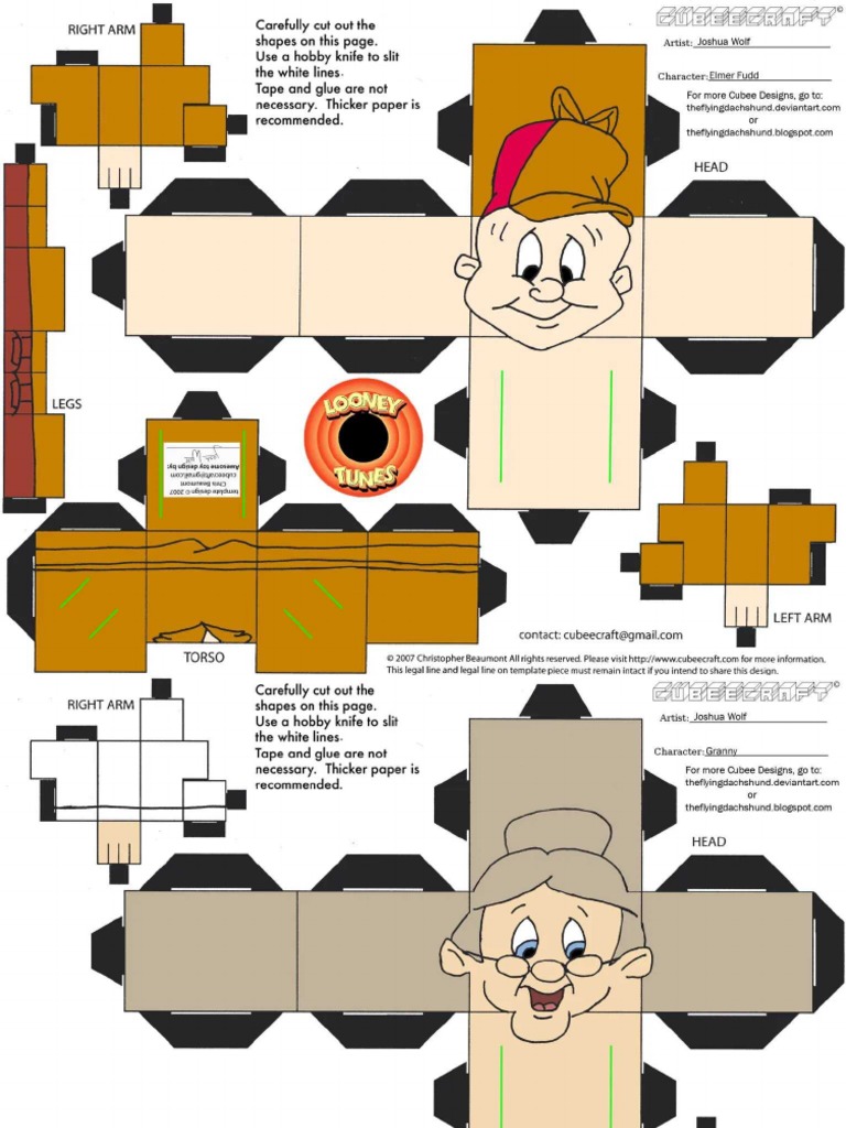 Looney Tunes cubecraft | PDF