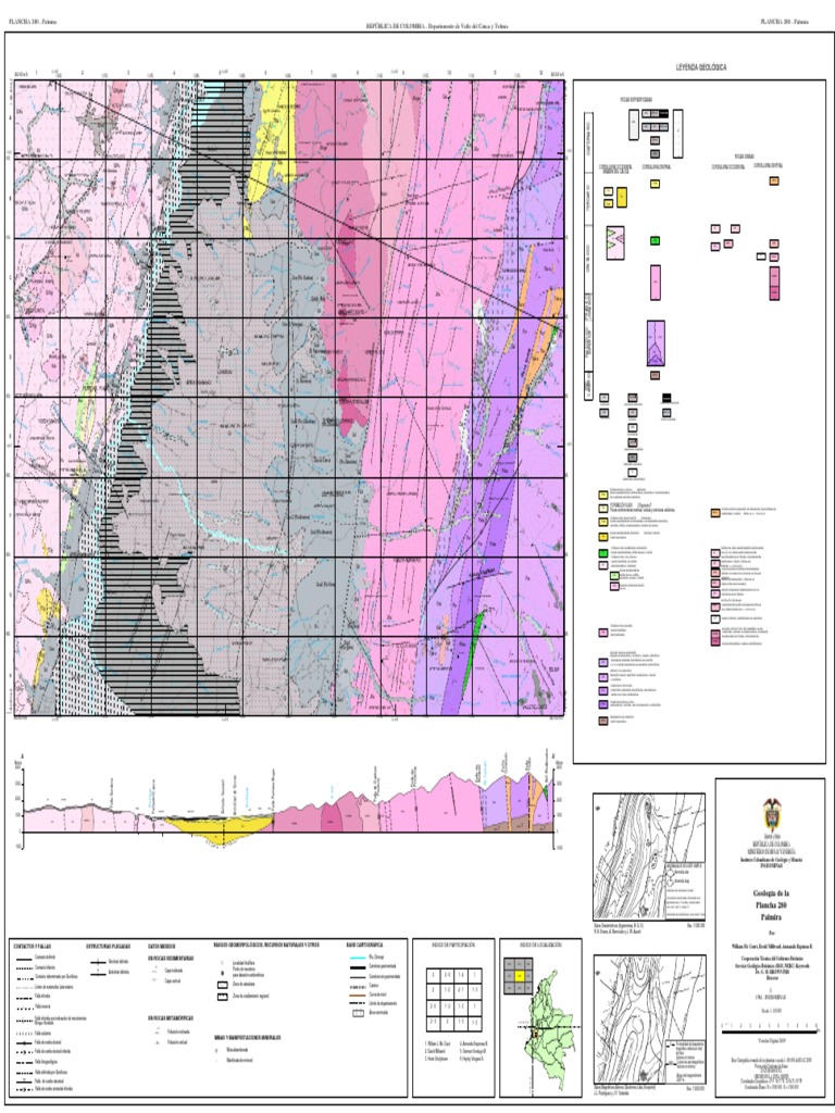 Mapa Geologico Valle Del Cauca | PDF