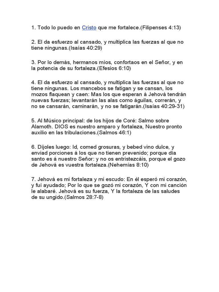Salmo 28, 7 y 8 | PDF