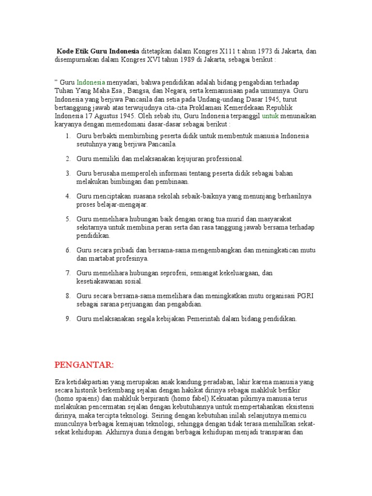 Tugas PGRI | PDF | Karier & Perkembangan