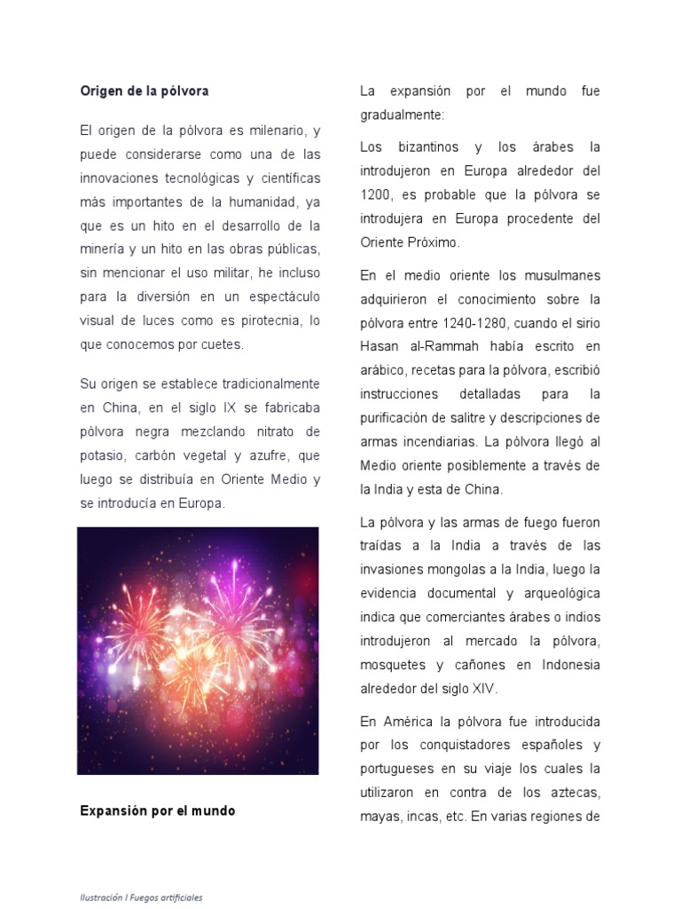 La Polvora | PDF | Pólvora | Química