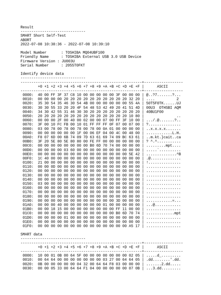 diag_result_log | PDF | Hard Disk Drive | Data