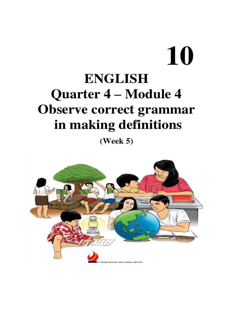 English 10 - Q4-Module 4 (Week 5) | PDF | Internet | Definition