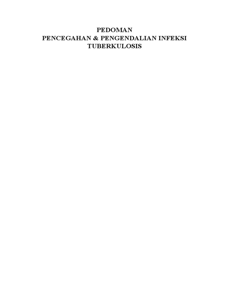 Pedoman PPI TB RSI Edit | PDF