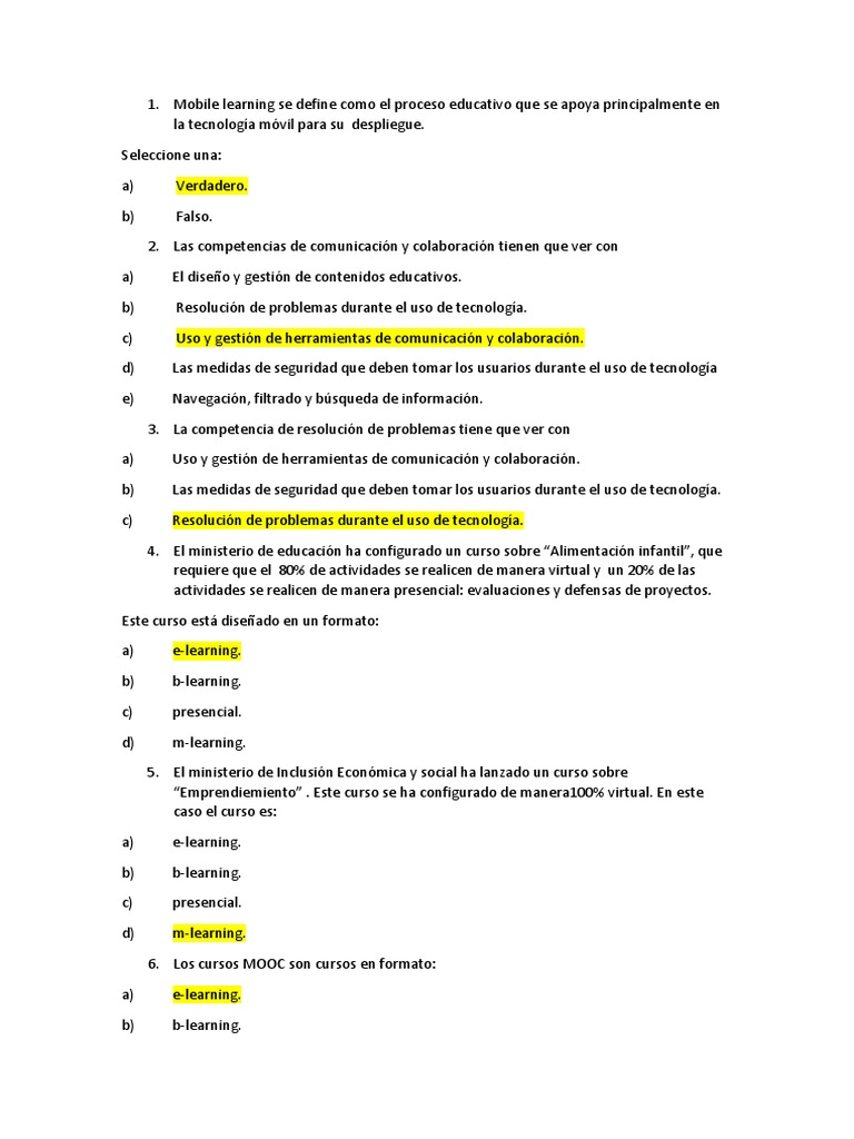 Cuestionario .Aula | PDF | Método de enseñanza | Blog