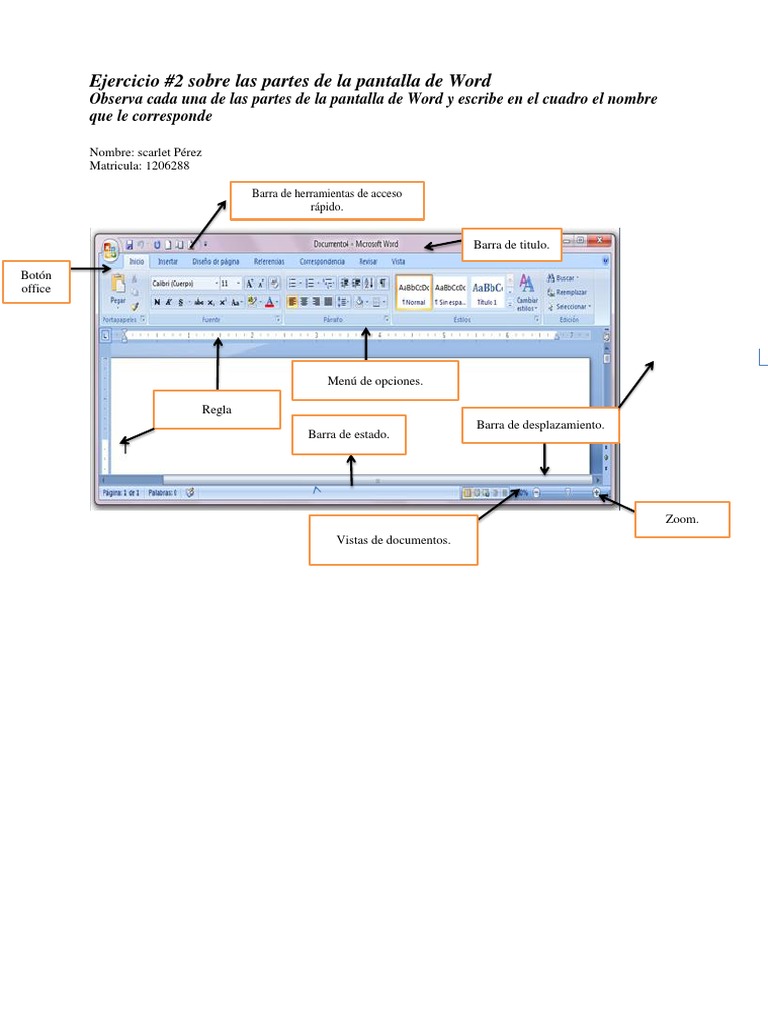 Ejercicio Ofimatica. | PDF