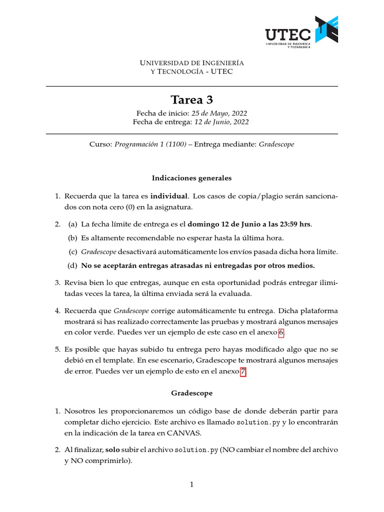 Indicaciones Tarea 3 | PDF | Color | Azul
