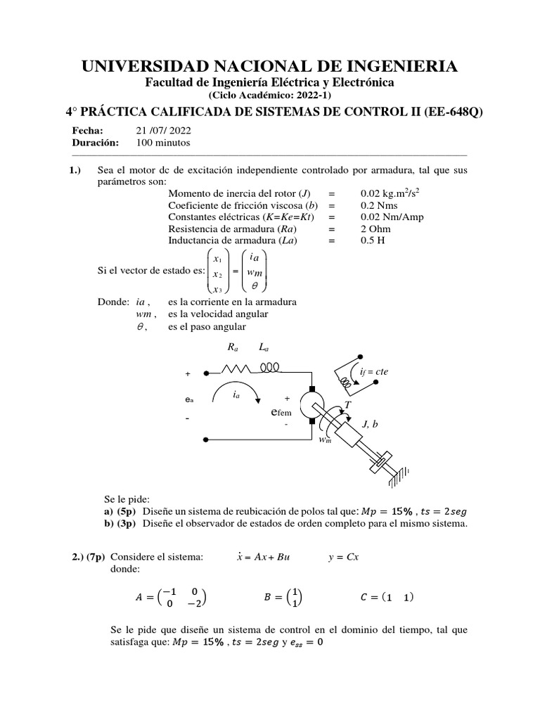 PC4 Ee648 Fiee Uni | PDF | Cantidades fisicas | Física