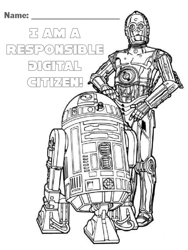Digital Citizen K Coloring Pages | PDF