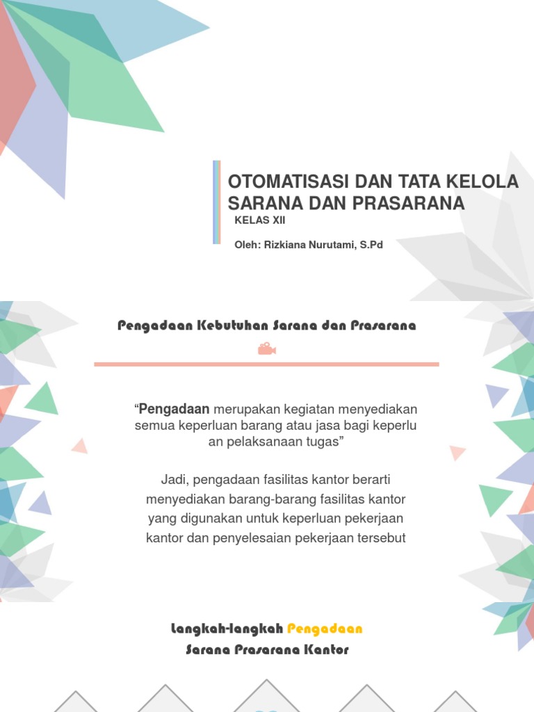 Materi Pengadaan Sarpras | PDF