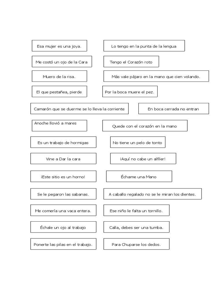 Frases Lenguaje Figurado | PDF