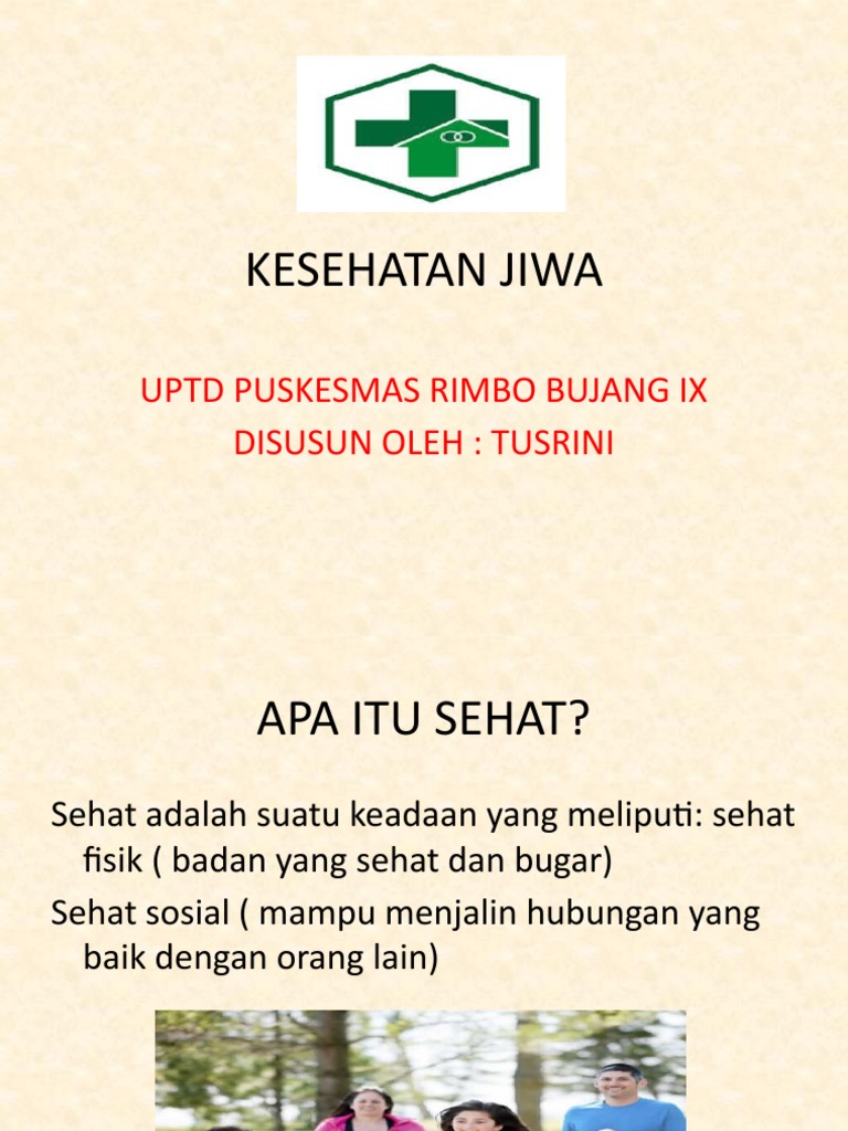 Materi Penyuluhan Keswa | PDF