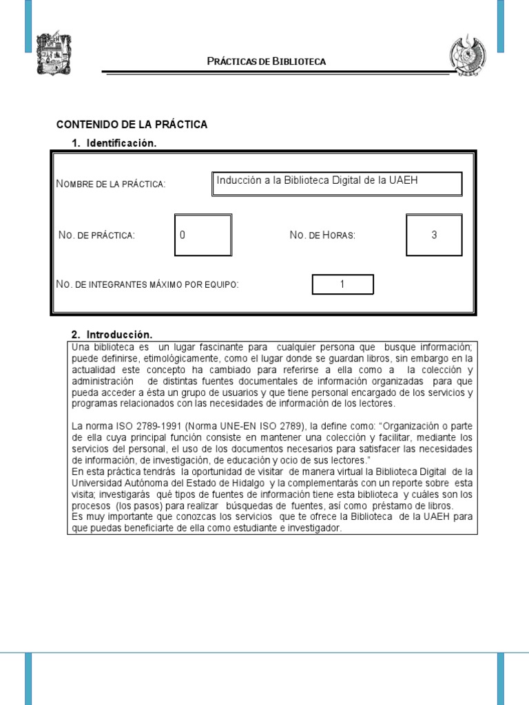 Practica Cero BD | PDF | Bibliotecas | Libreria digital
