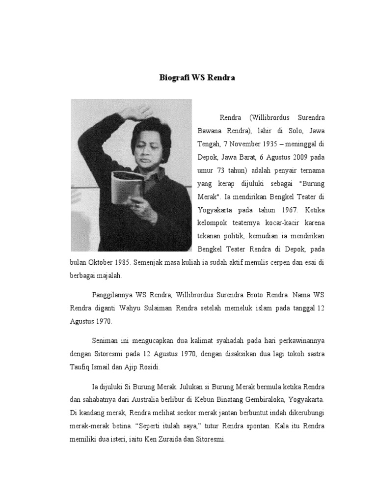Ws Rendra EDIT | PDF