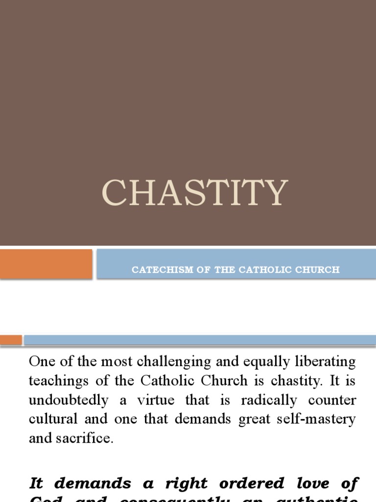 Chastity | PDF | Chastity | Marriage