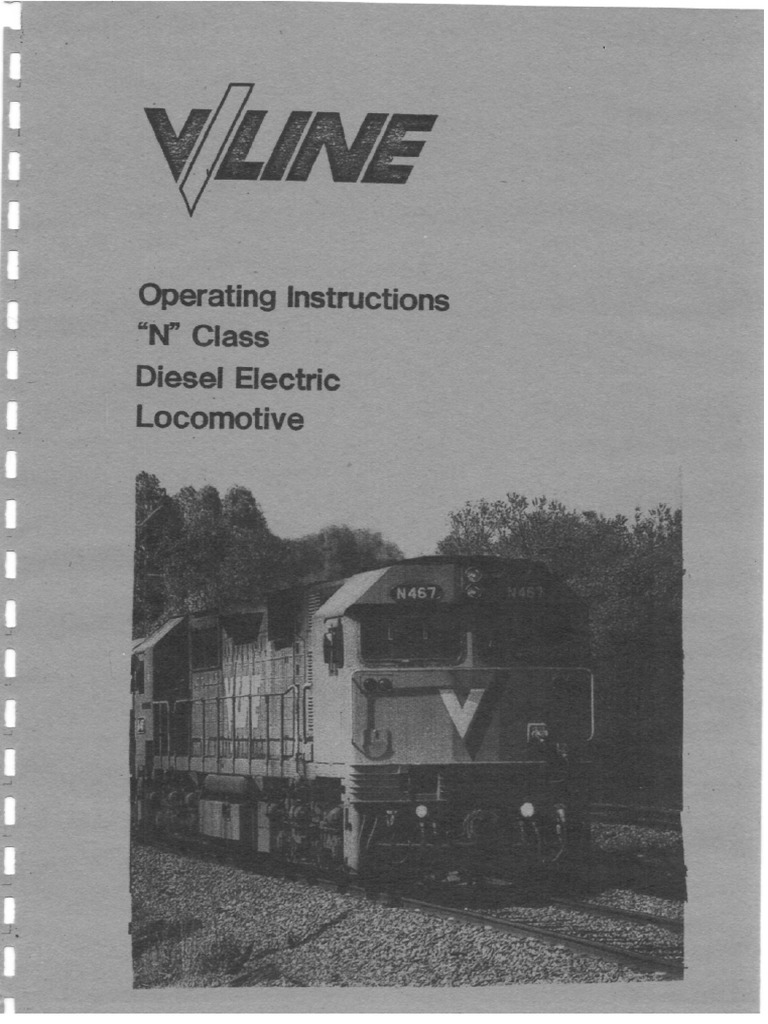 Vline N Class Operation Manual | PDF