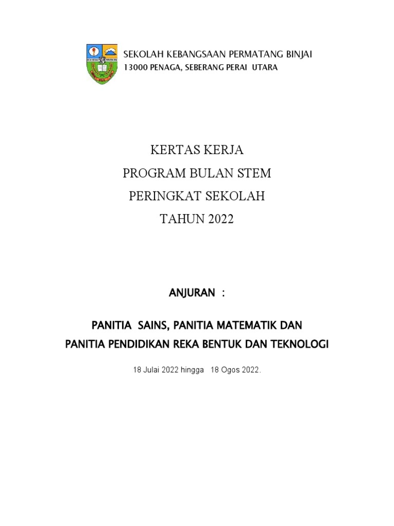 Kertas Kerja Bulan Stem | PDF