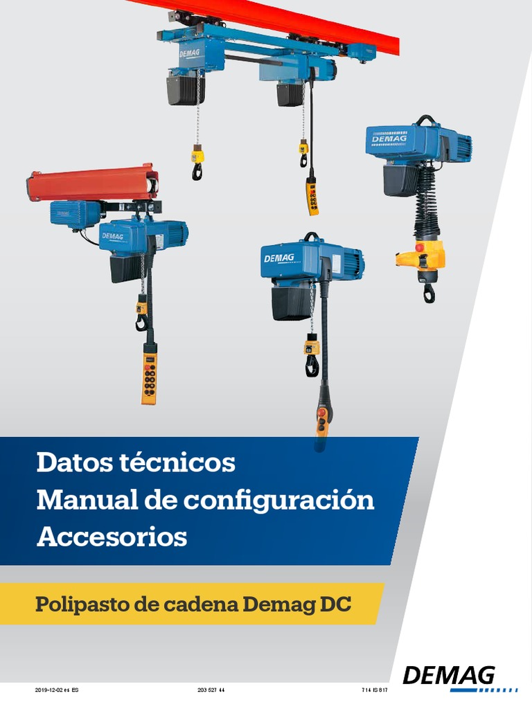 Manual Polipasto | PDF | Ingeniería mecánica