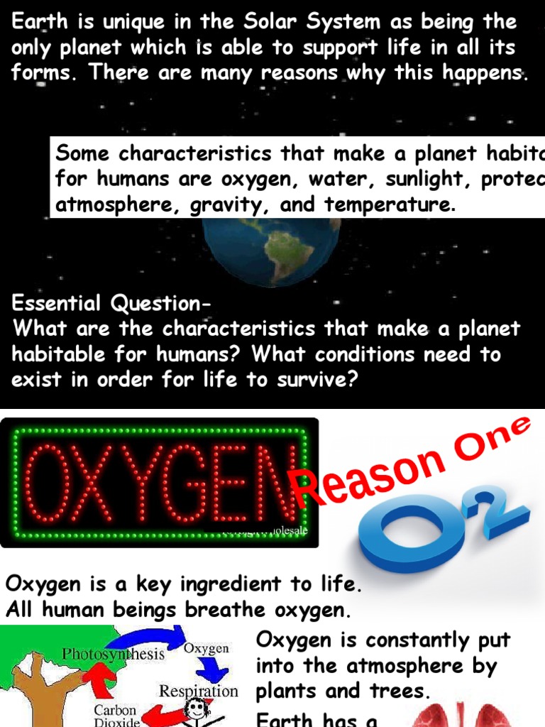 Factors Making Earth Habitable | PDF | Atmosphere | Earth