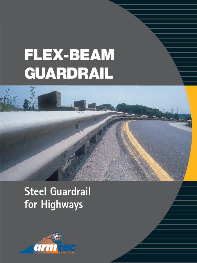 Flex-Beam Guardrail: Steel Guardrail For Highways | PDF | Civil ...