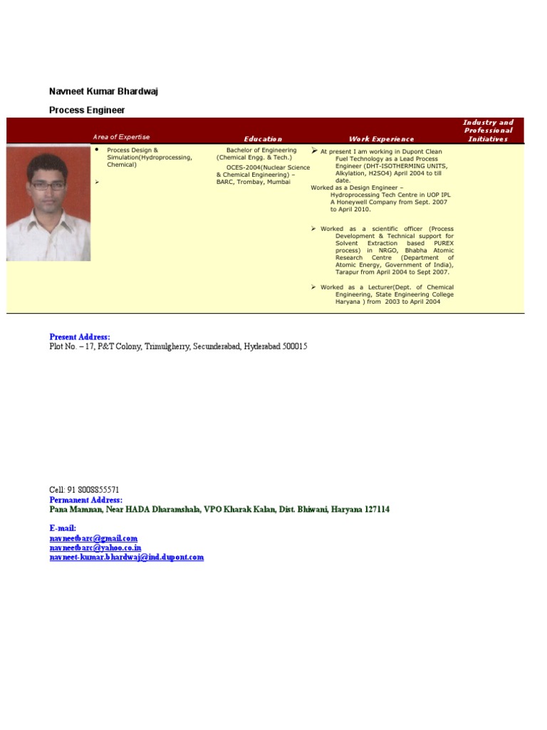 Process Design Engineer (8 (1) .5yrs) - Oil & Gas - Chemical Engineer ...