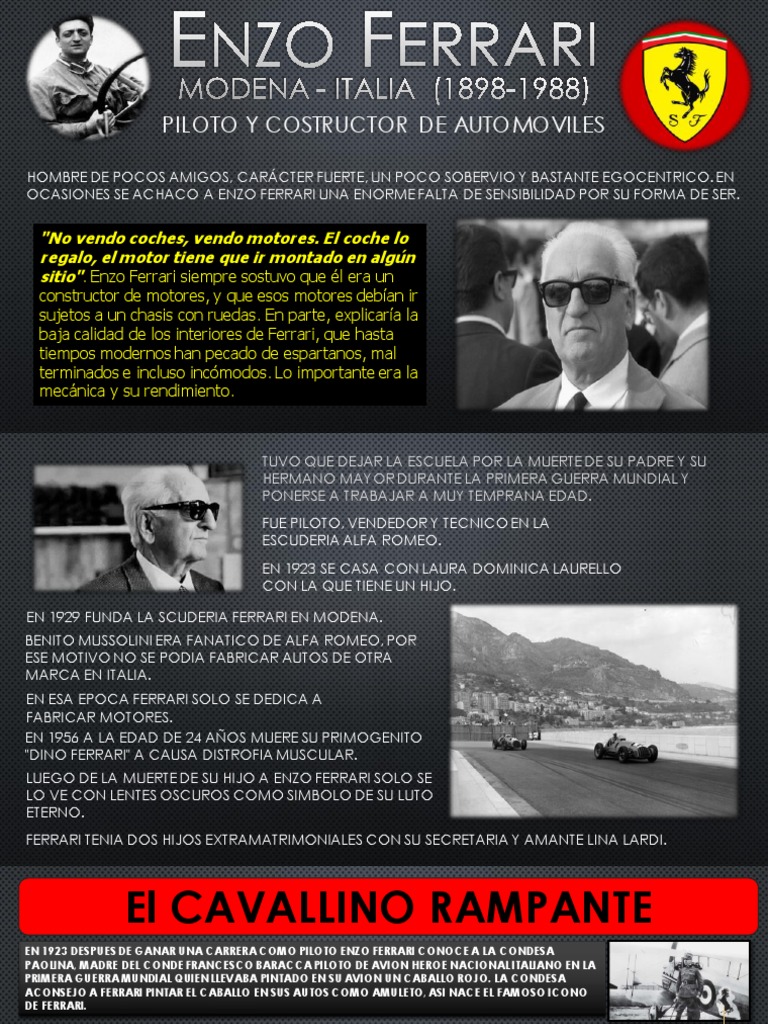 Presentación 1 Ferrari | PDF | Ferrari | Vehículos con tracción trasera