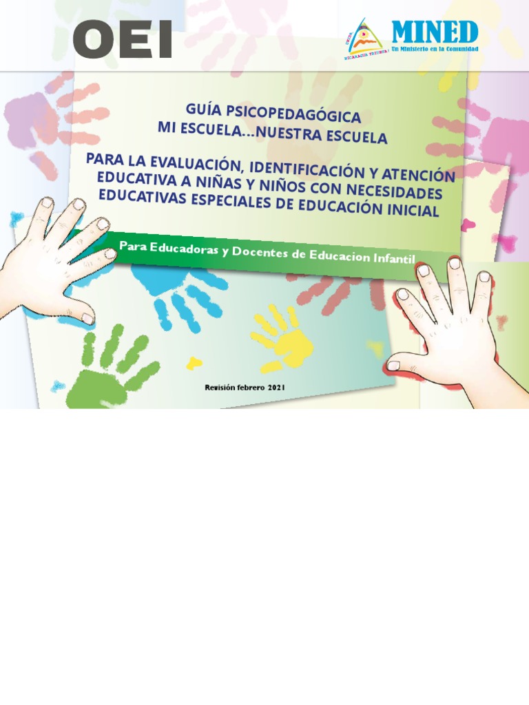 Guia Mi Escuela Nuestra Escuela | PDF | Aprendizaje | Educación de la ...