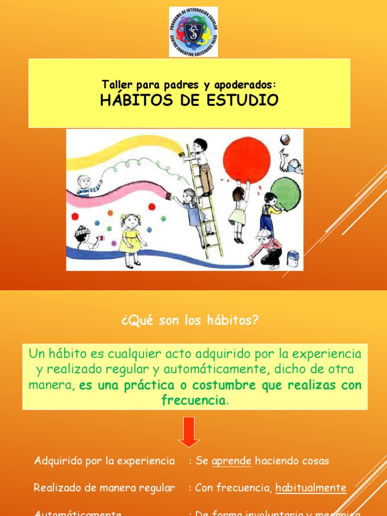 Hábitos de Estudio para Padres | PDF | Dormir | Alimentos