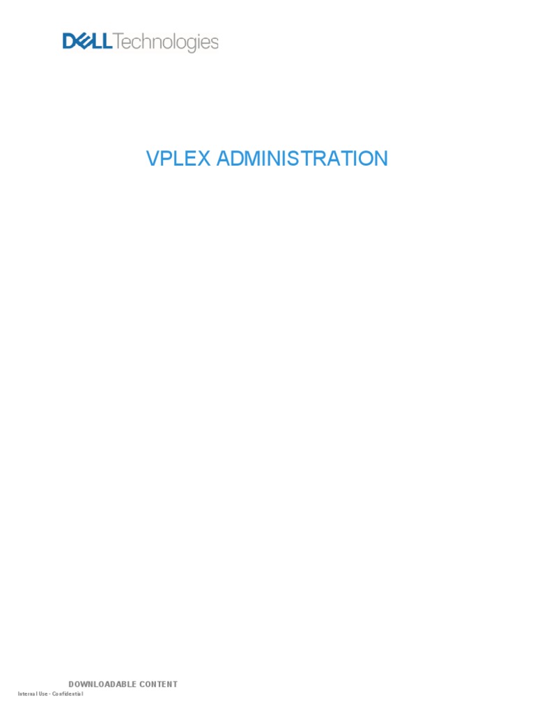 VPLEX Administration Student Guide | PDF | Computer Hardware | Computer Engineering