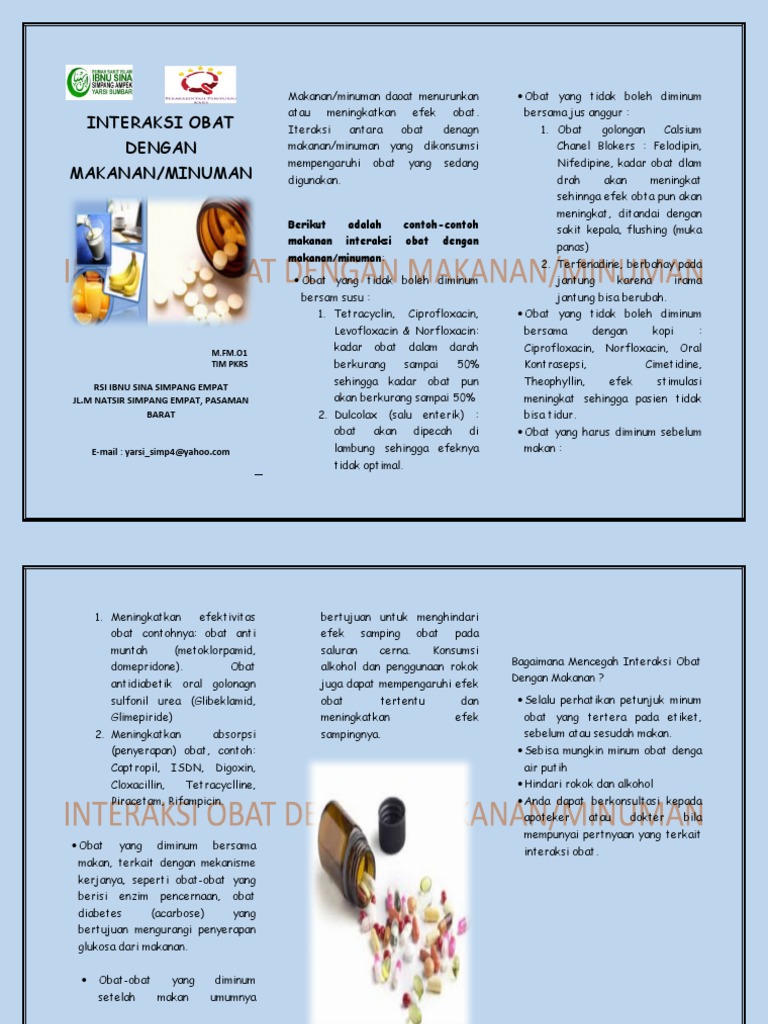 Interaksi Obat Obat Obat Makanan | PDF