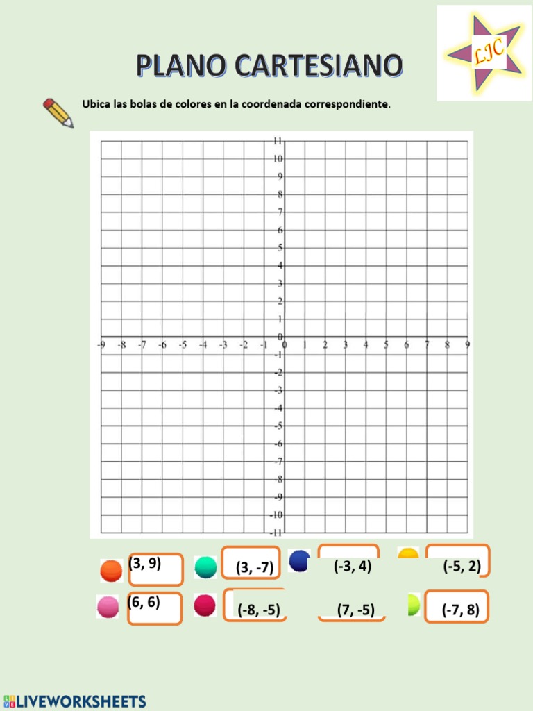 Ubica Las Bolas de Colores en La Coordenada Correspondiente | PDF ...
