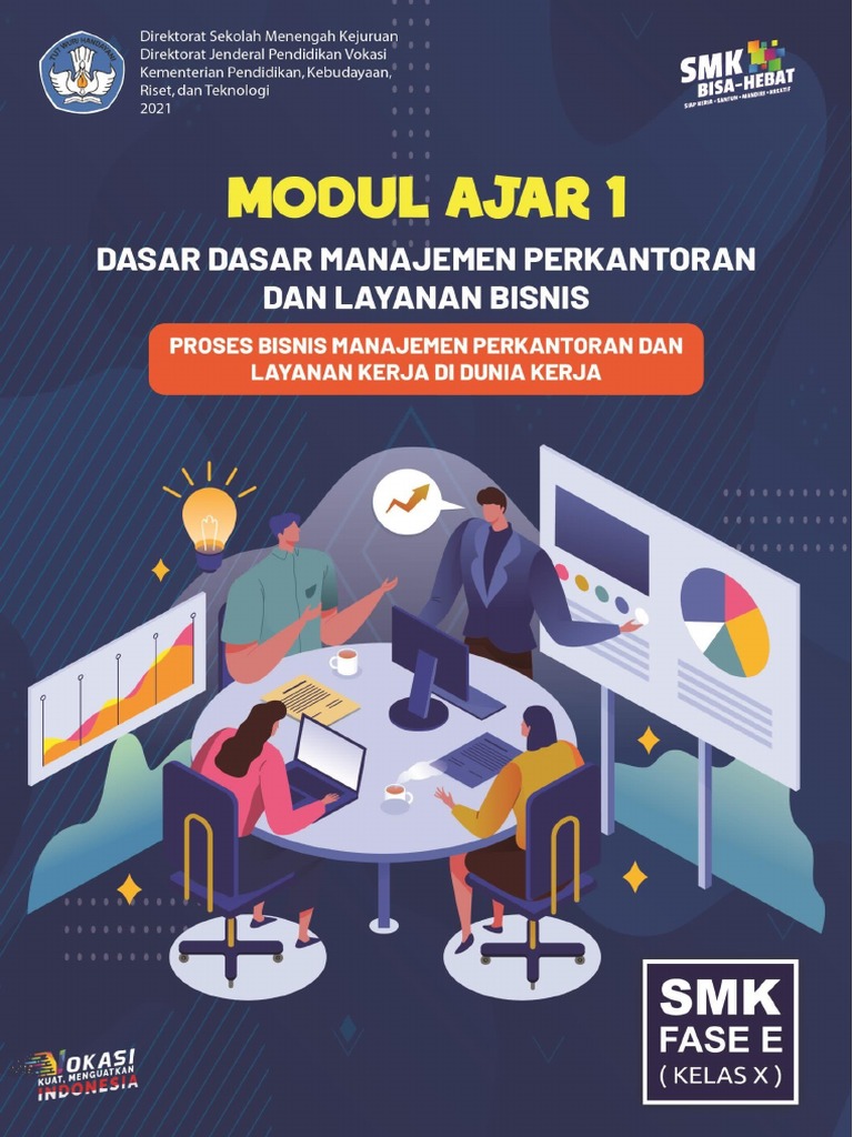 MODUL AJAR 1 DASAR DASAR MANAJEMEN PERKANTORAN DAN LAYANAN BISNIS (1) (Repaired) | PDF