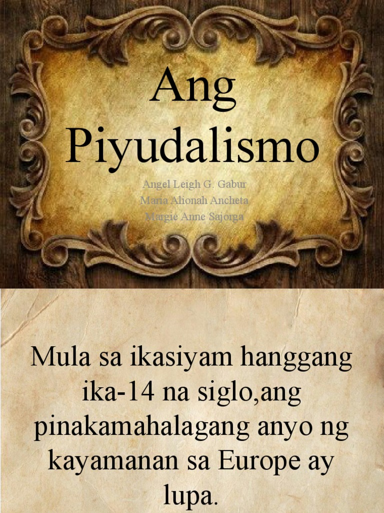 Ang Piyudalismo | PDF