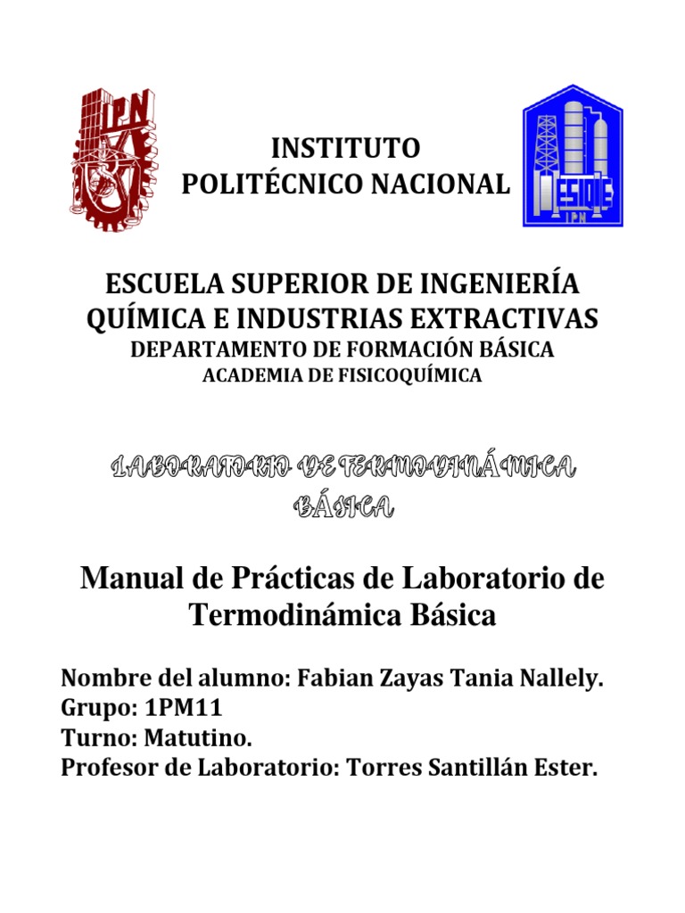 Practica 2 - Termo Basica | PDF | Termodinámica | Calor