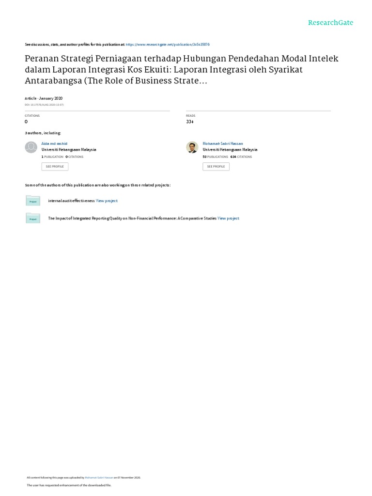 Contoh Projek Akhir | PDF | Finance & Money Management | Computers