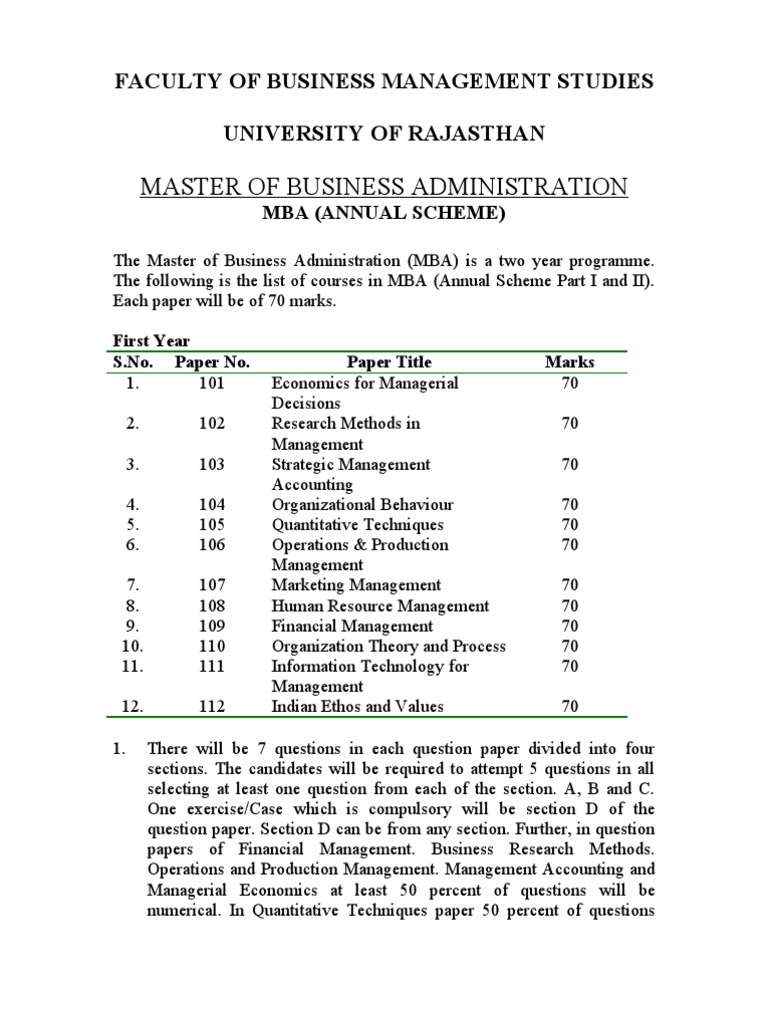 Mba | PDF